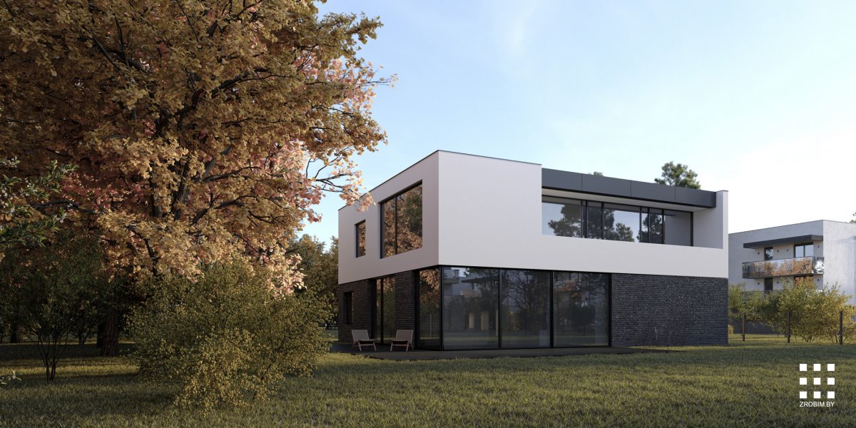 Architectural project CUBIC HOUSE from «ZROBIM architects»
