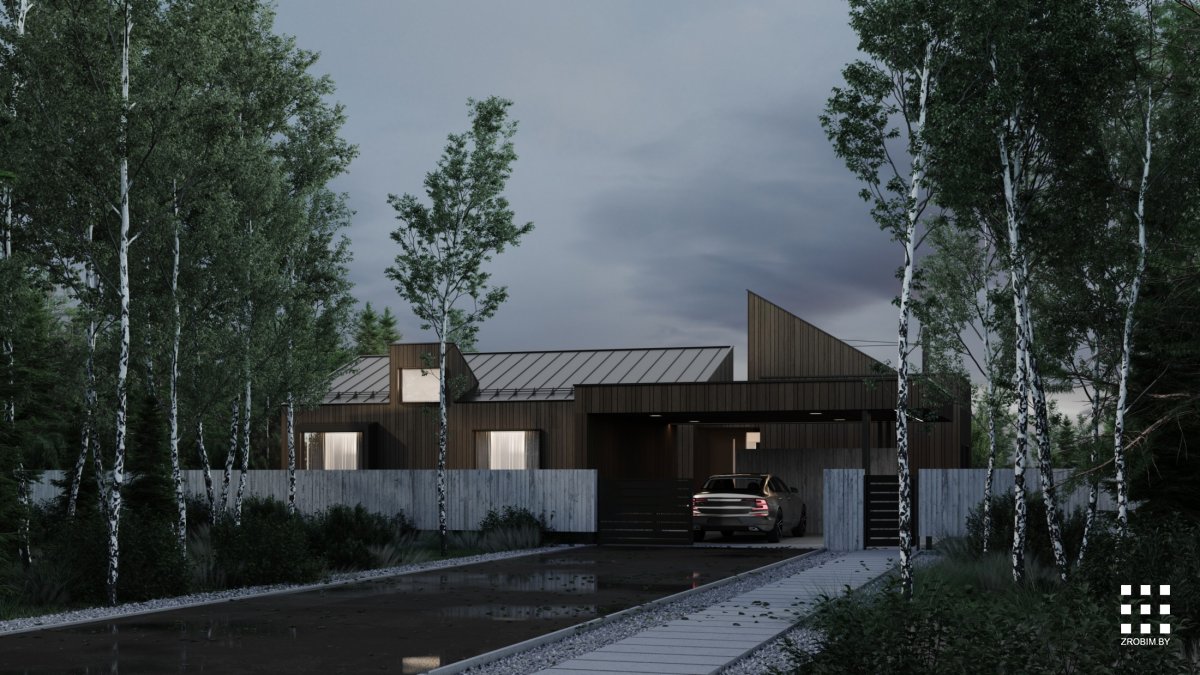 Architectural project SPLITTING HOUSE from «ZROBIM architects»