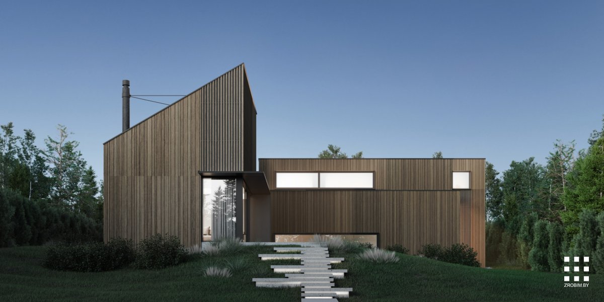 Architectural project SPLITTING HOUSE from «ZROBIM architects»