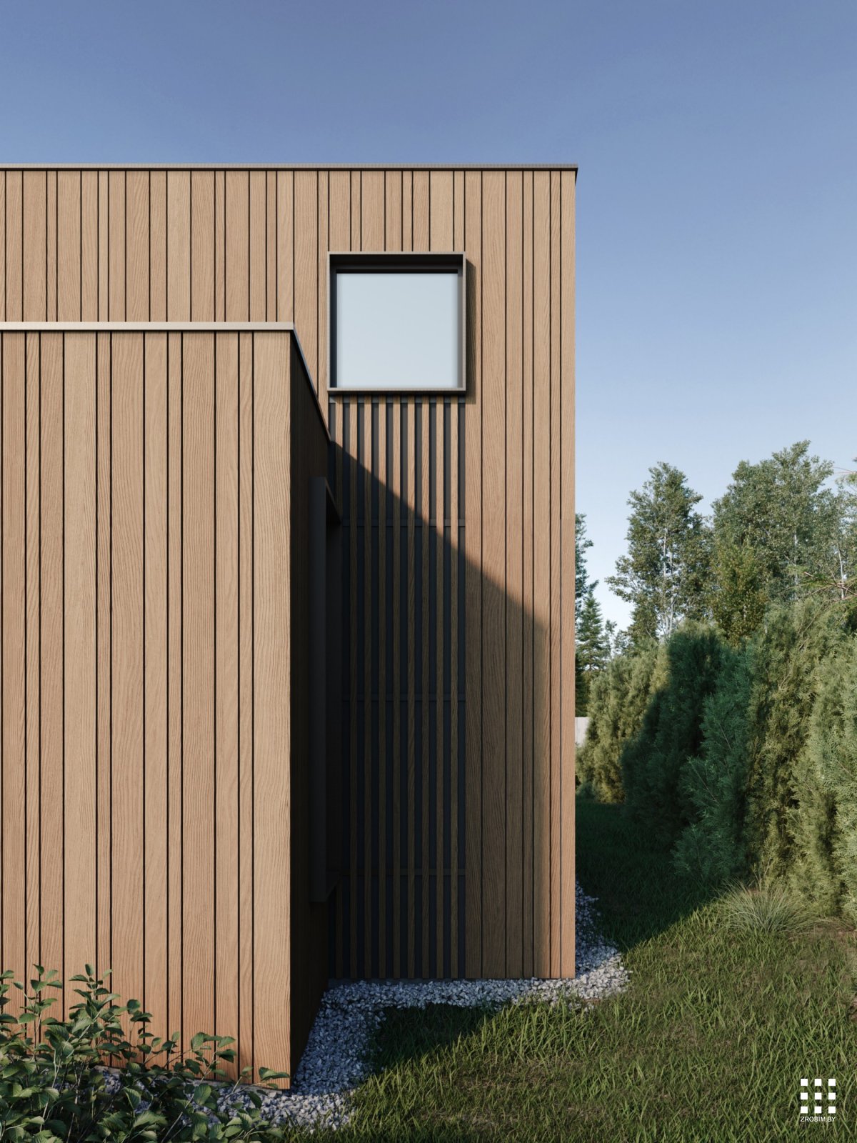 Architectural project SPLITTING HOUSE from «ZROBIM architects»