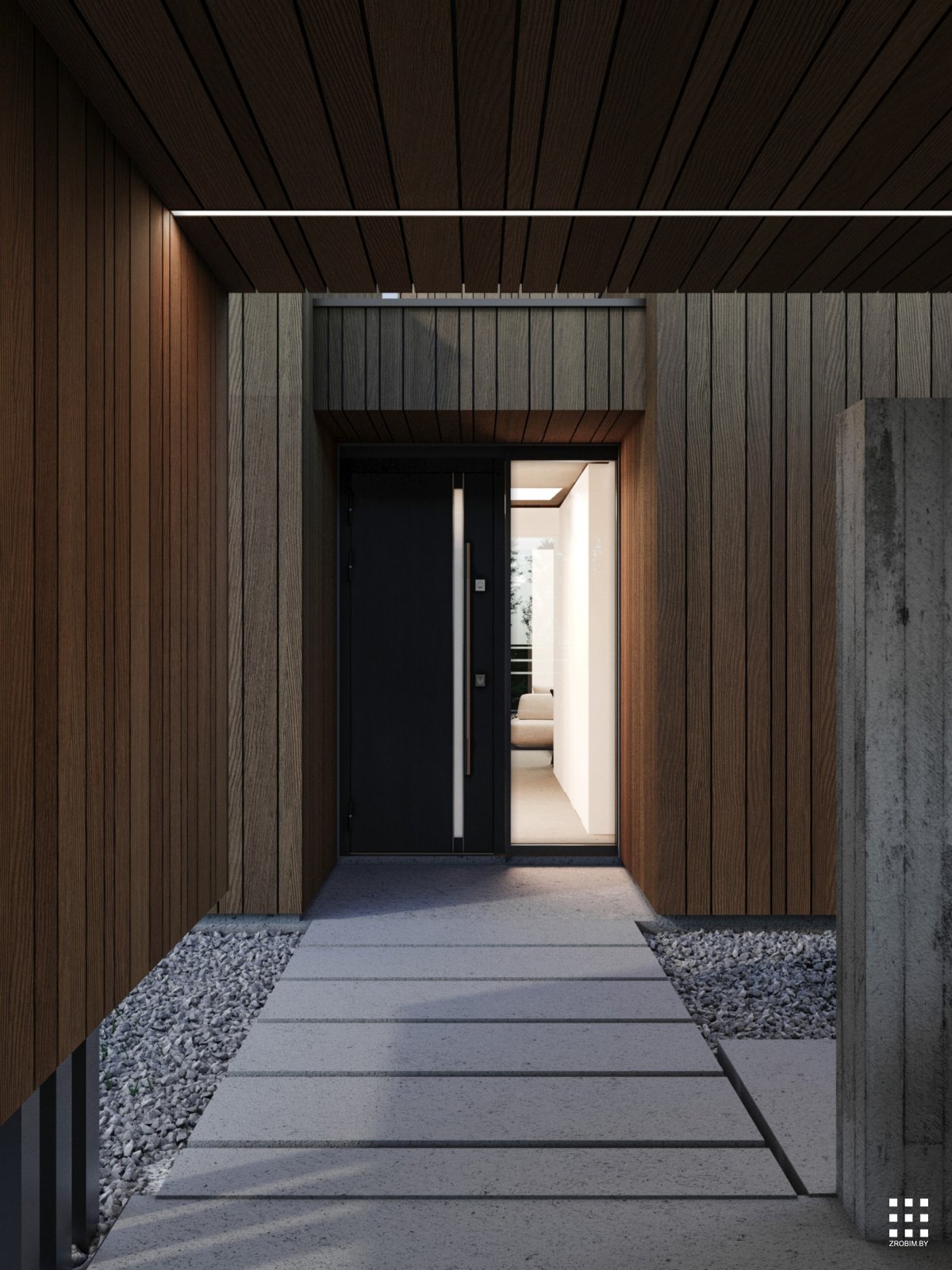 Architectural project SPLITTING HOUSE from «ZROBIM architects»