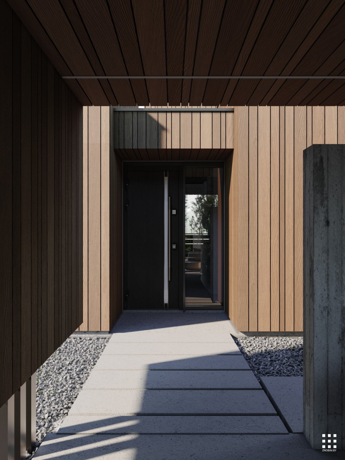 Architectural project SPLITTING HOUSE from «ZROBIM architects»