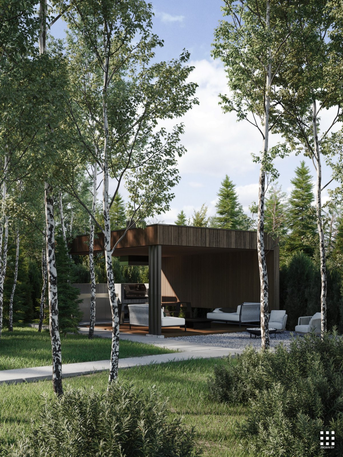 Architectural project SPLITTING HOUSE from «ZROBIM architects»