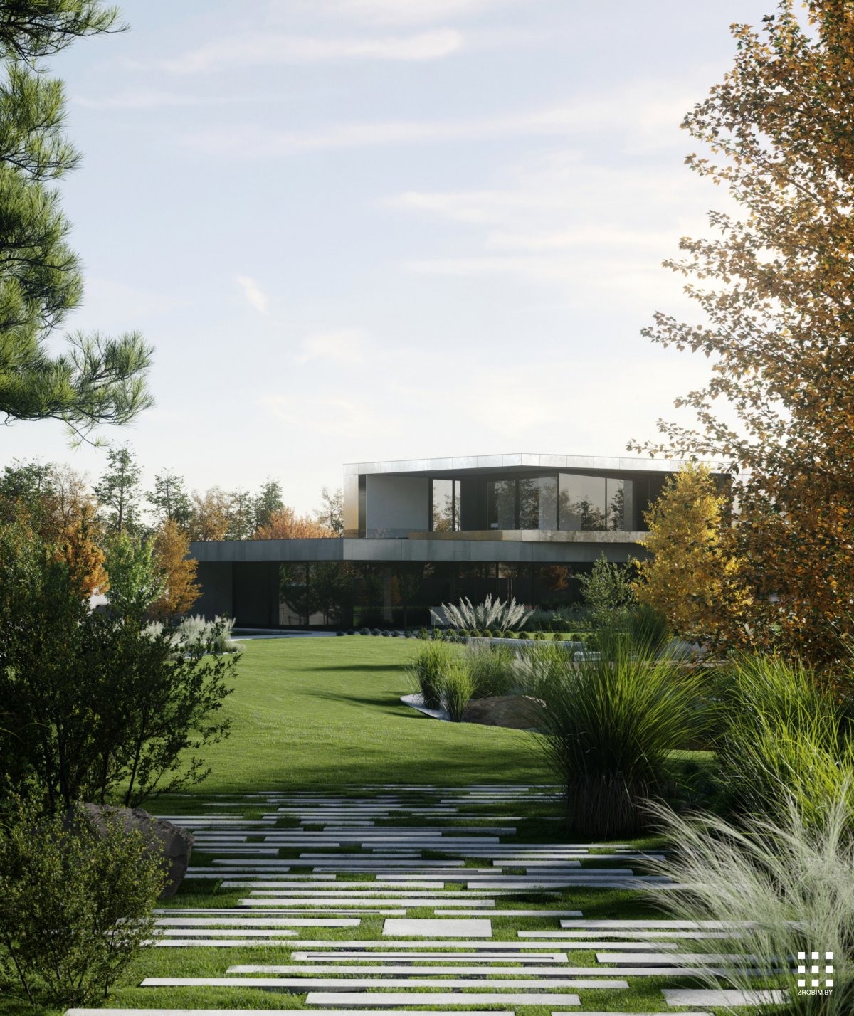 Благоустройство AZURE Landscape от «ZROBIM architects»