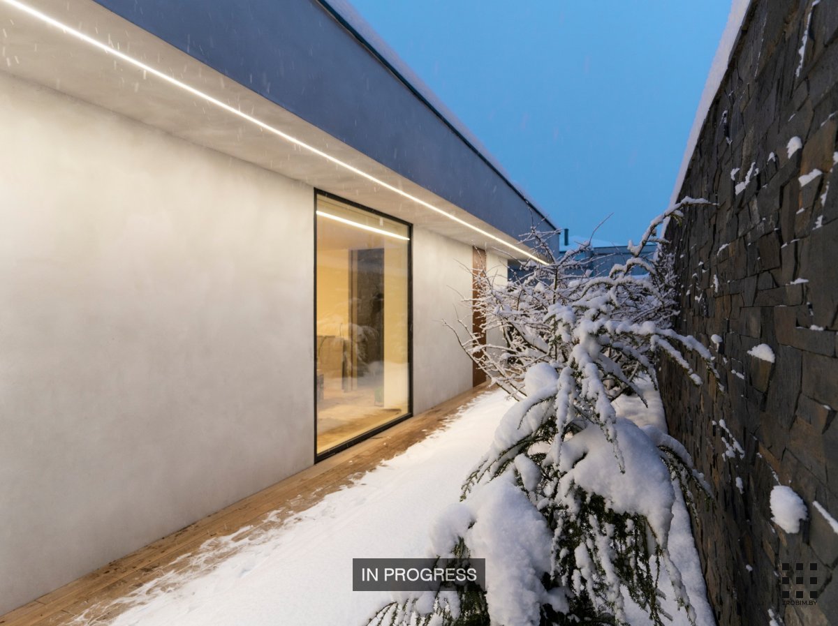 Архитектурный проект Introvert house от «ZROBIM architects»