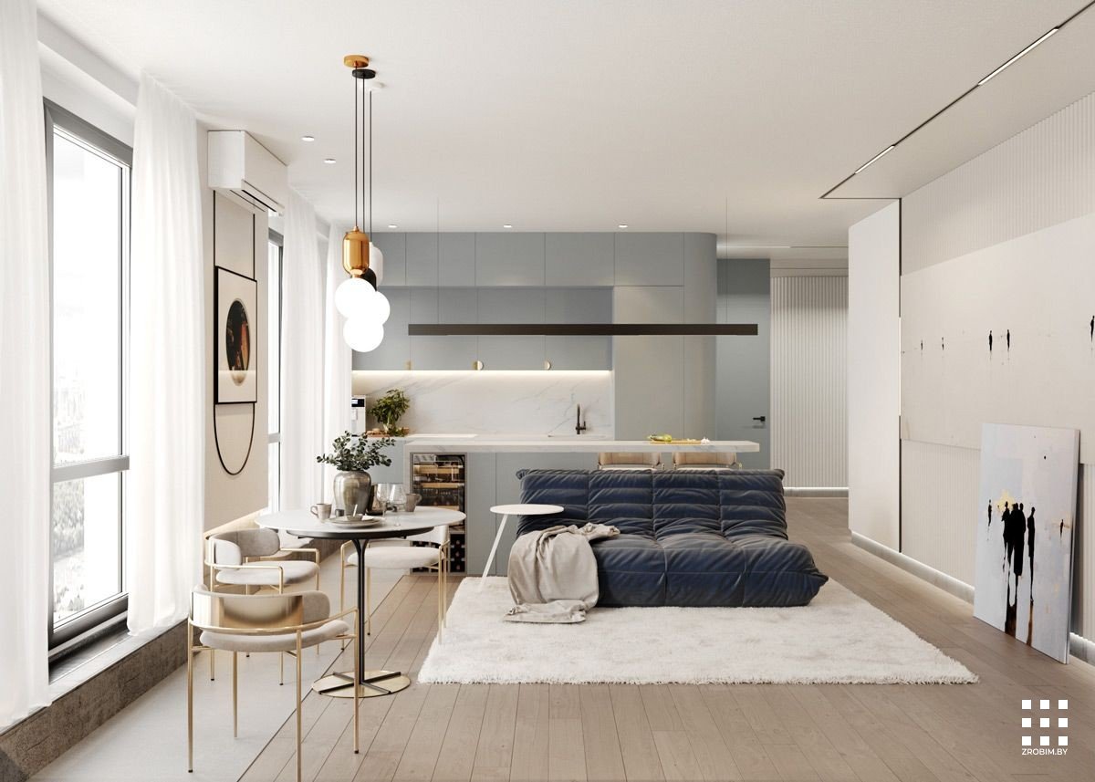 Apartment design PALM APARTMENT from «ZROBIM architects»