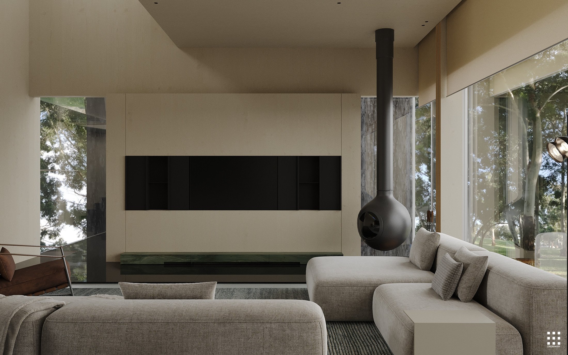 Private house FOREST GRID INTERIOR from «ZROBIM architects»