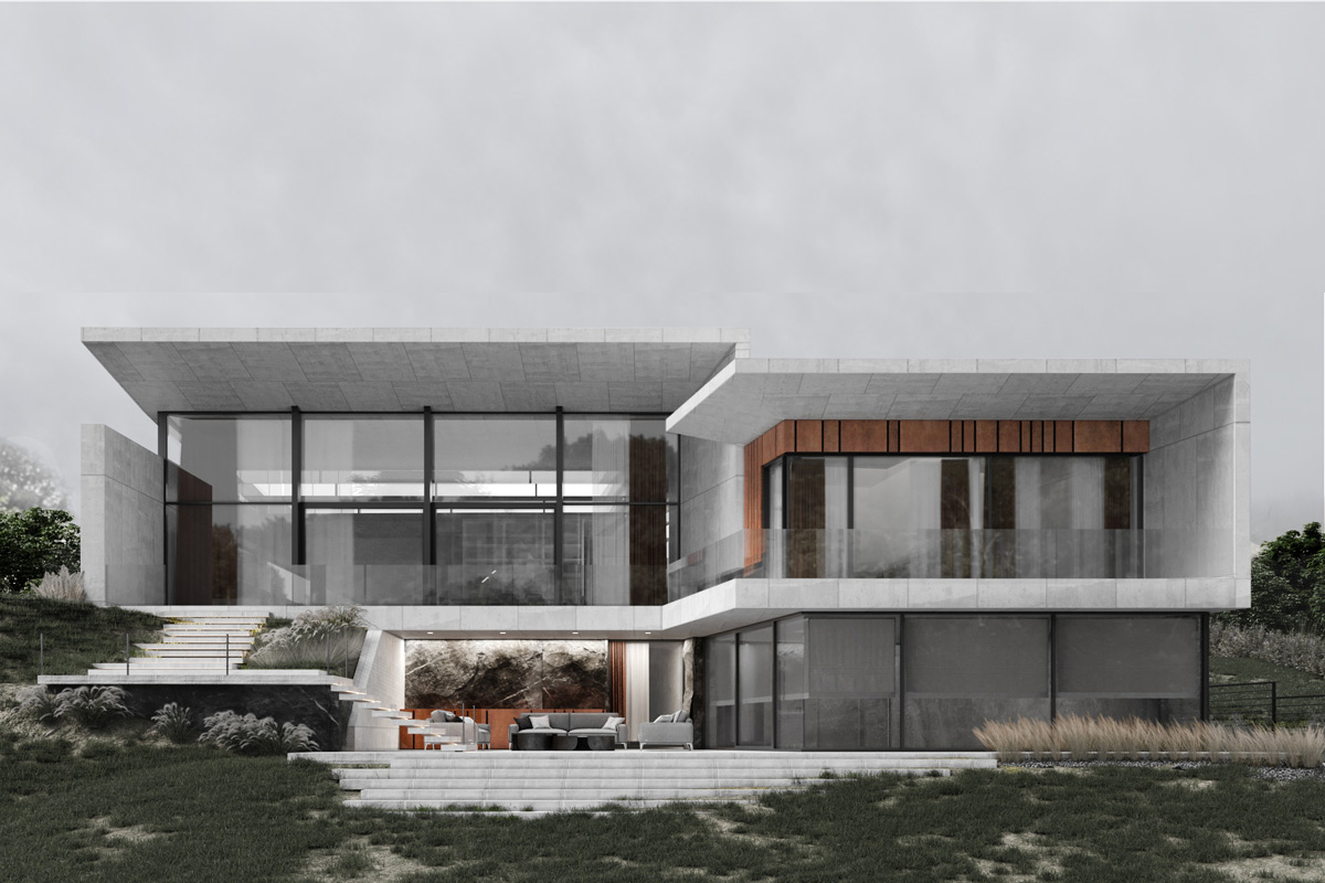 Архитектурный проект RBCH house от «ZROBIM architects»