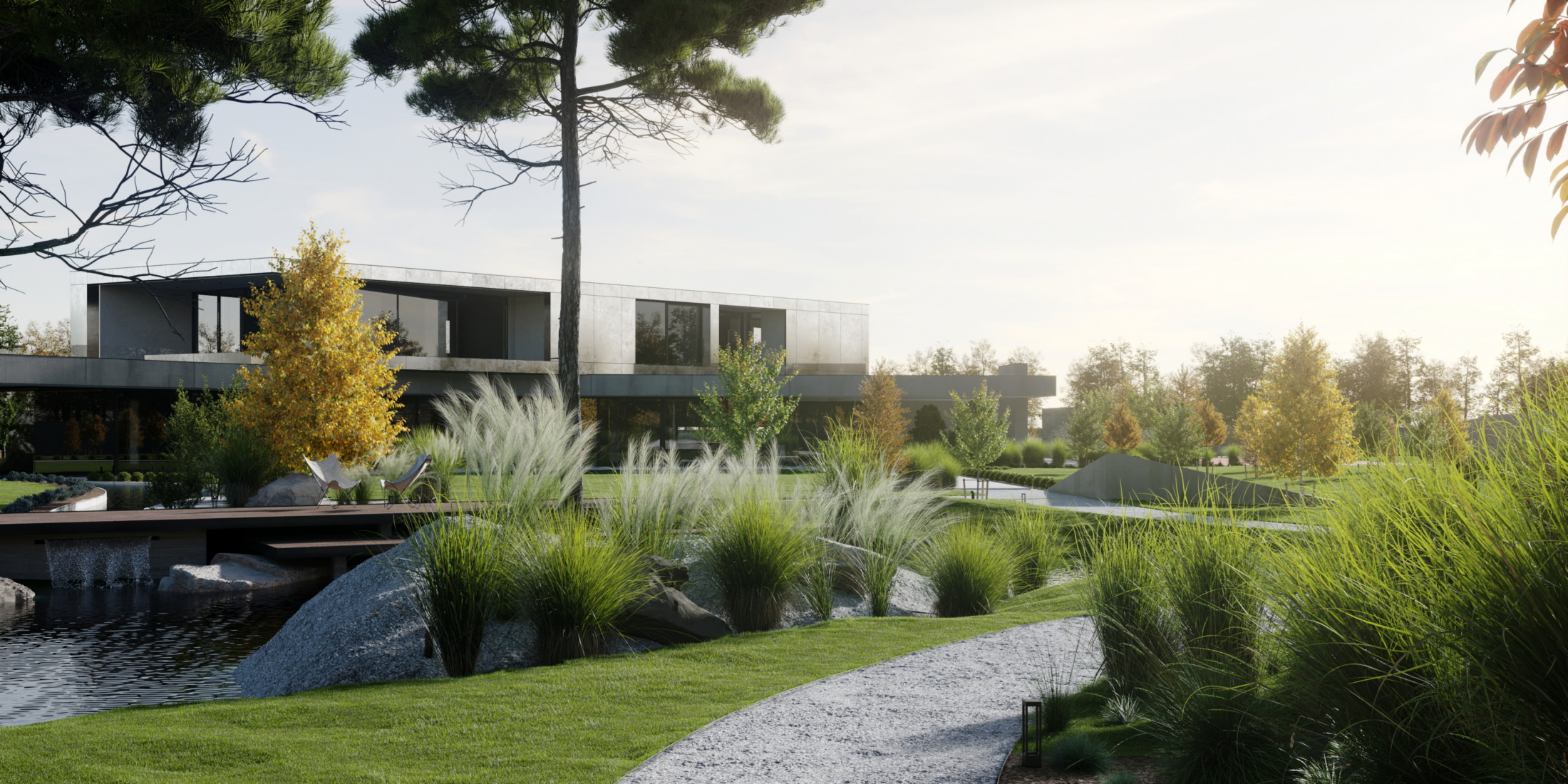 Благоустройство AZURE Landscape от «ZROBIM architects»